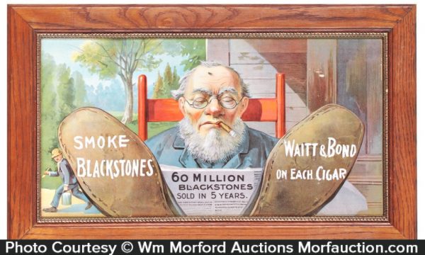 Blackstone Cigars Sign • Antique Advertising