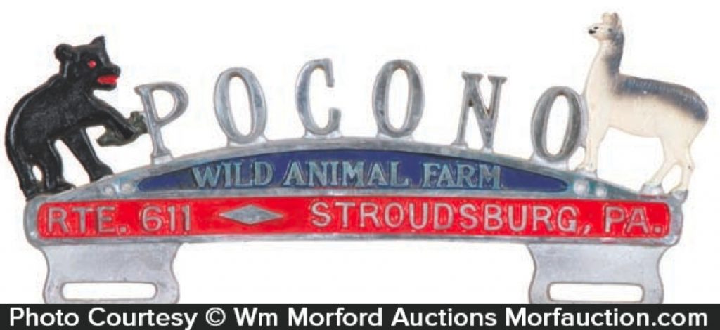Pocono Plate Topper • Antique Advertising