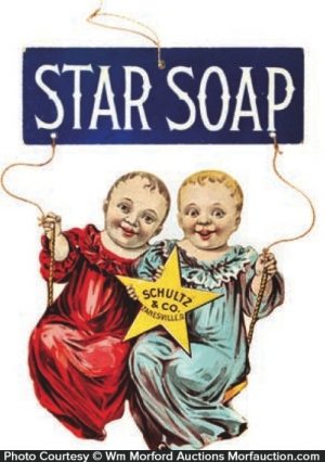 Star Soap Sign • Antique Advertising