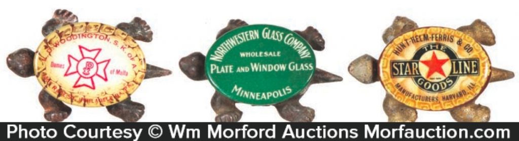 Miniature Advertising Turtles • Antique Advertising