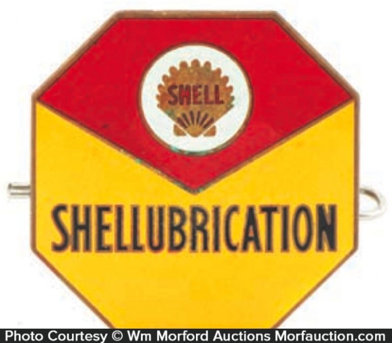 Shell Oil Uniform Badge • Antique Advertising