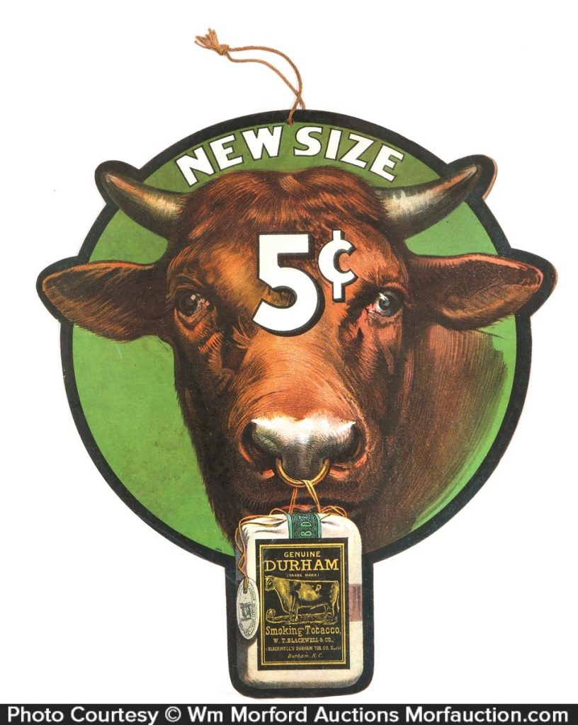 Durham Tobacco Sign • Antique Advertising
