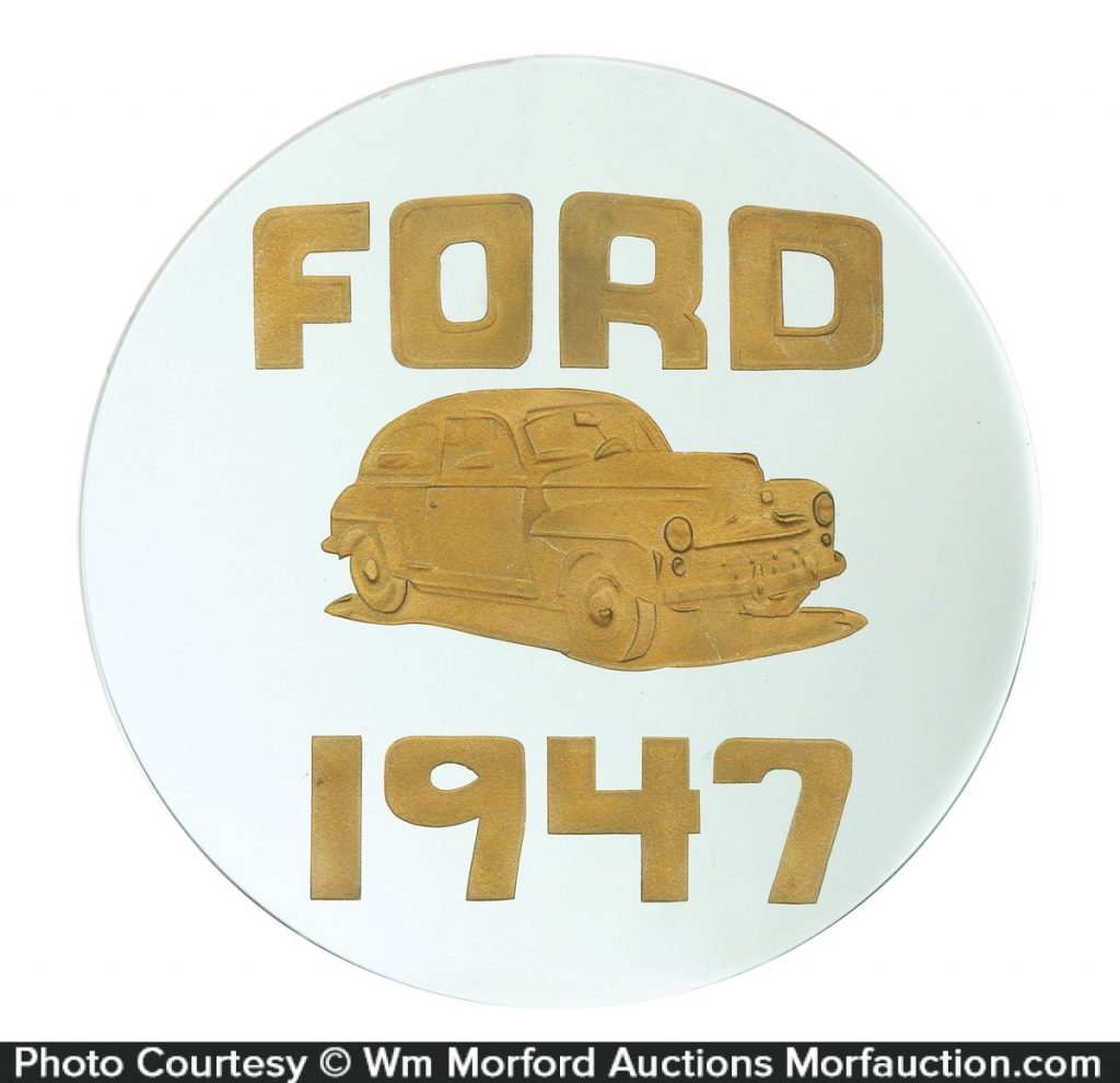 1947 Ford Dealership Sign • Antique Advertising