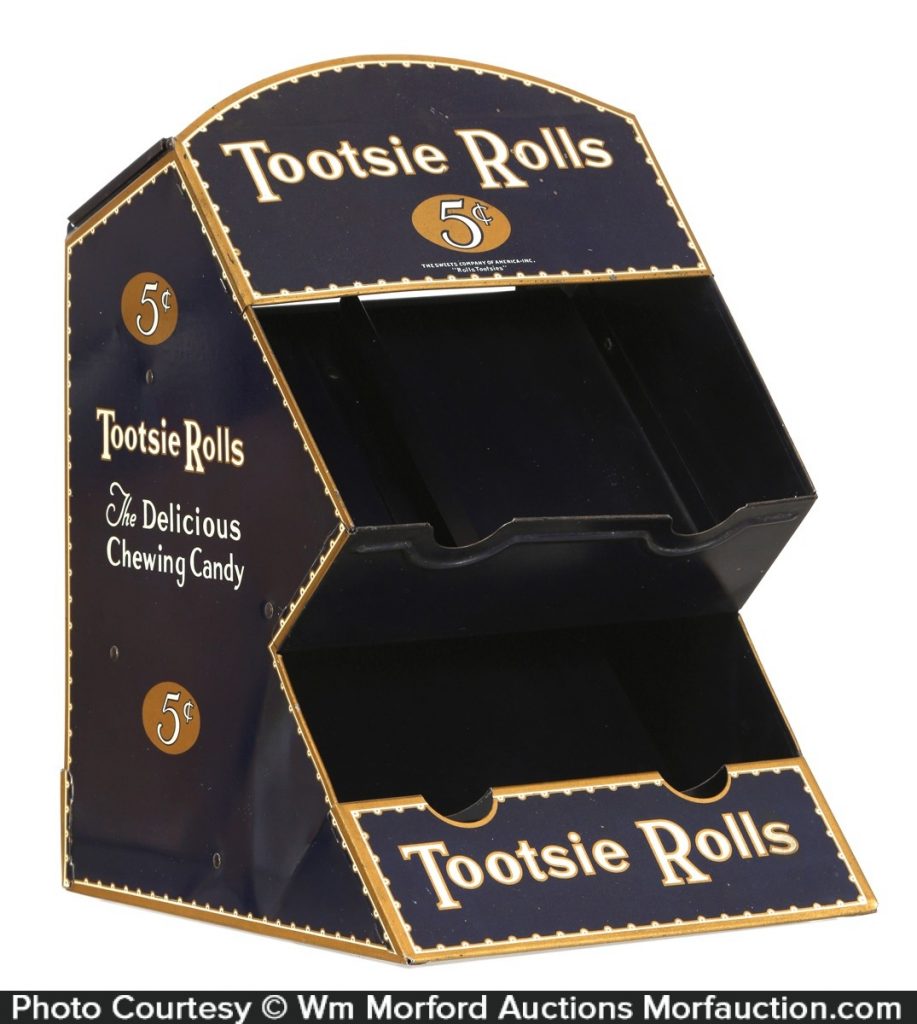 Tootsie Rolls Display • Antique Advertising