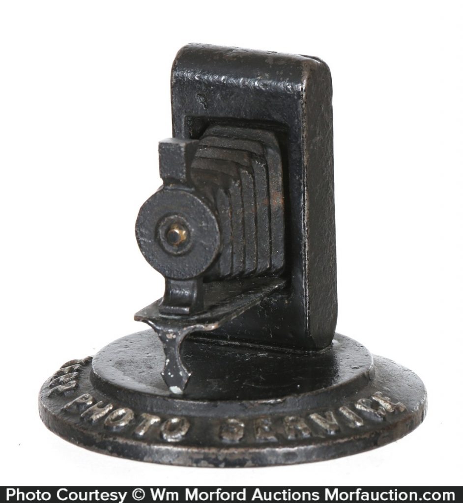 Camera Paperweight • Antique Advertising