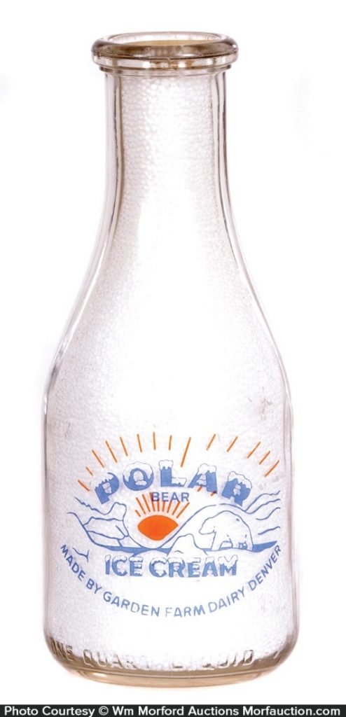 Polar Bear Milk Bottle • Antique Advertising