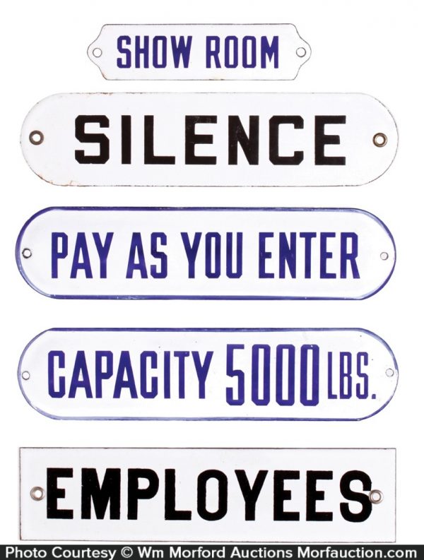 Antique Porcelain Signs • Antique Advertising