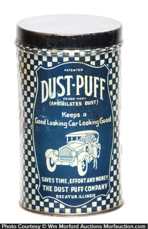 Dust-Puff Tin • Antique Advertising