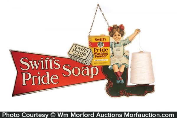 Swifts Pride String Holder • Antique Advertising