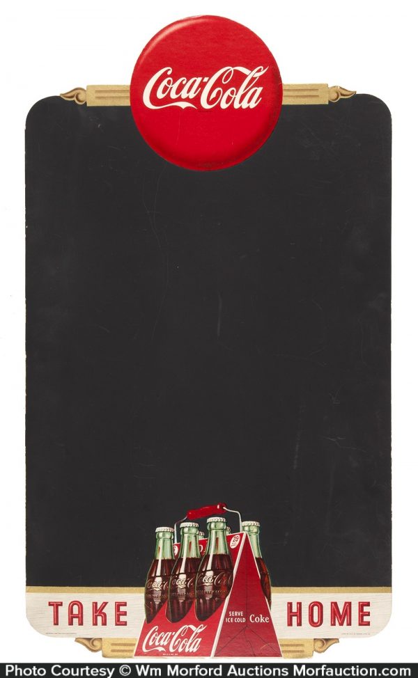 Coca-Cola Menu Board • Antique Advertising