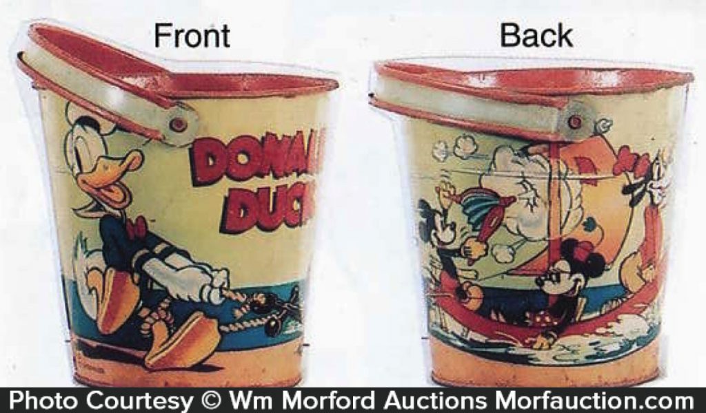 Donald Duck Sand Pail • Antique Advertising