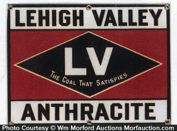 Lehigh Valley Coal Sign • Antique Advertising
