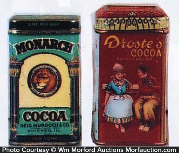Cocoa Sample Tins • Antique Advertising