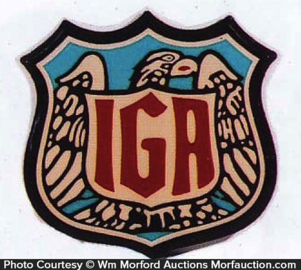 Iga Grocery Sign • Antique Advertising