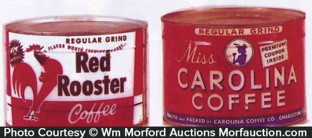 Key-Wind Coffee Cans • Antique Advertising