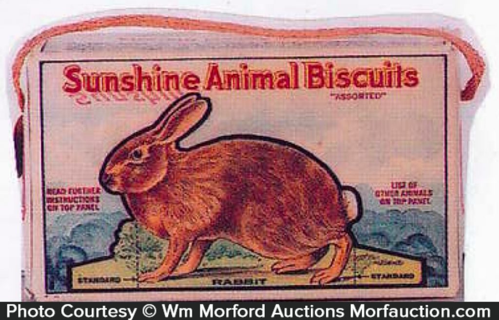 Sunshine Animal Biscuits Box • Antique Advertising