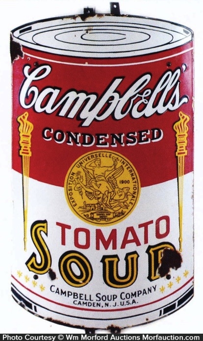 Campbell s Soup Sign Antique Advertising Campbell s Soup Sign Antique Advertising