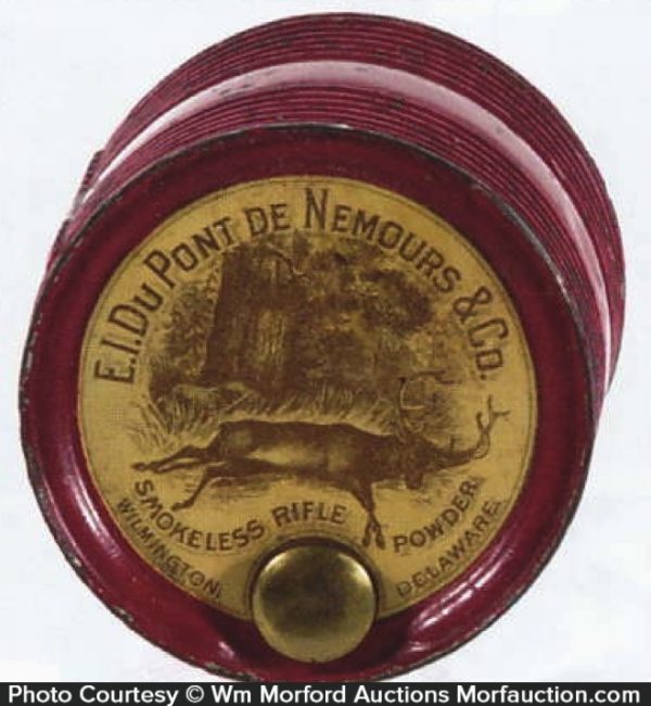 Dupont De Nemours Rifle Powder Keg • Antique Advertising