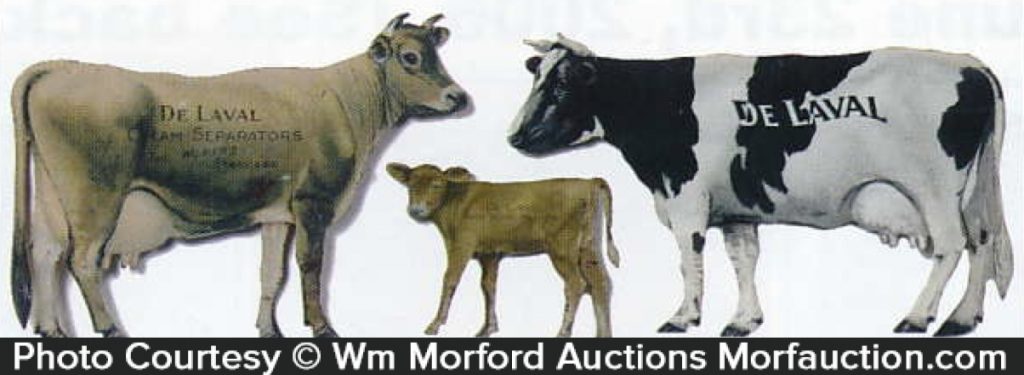 De Laval Advertising Cows • Antique Advertising