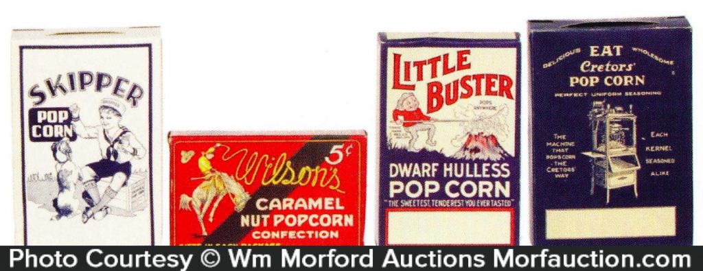 Vintage Pop Corn Boxes • Antique Advertising