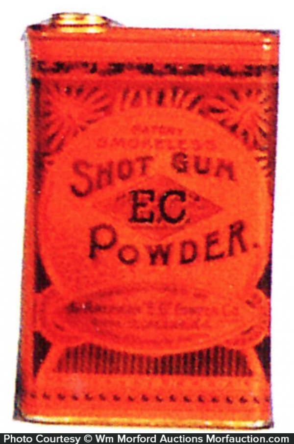E.C. Shot Gun Powder Tin • Antique Advertising