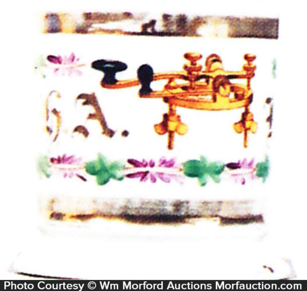 Telegraph Operator Mug • Antique Advertising