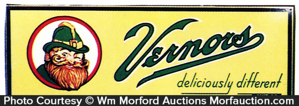 Vernors Ginger Ale Sign • Antique Advertising