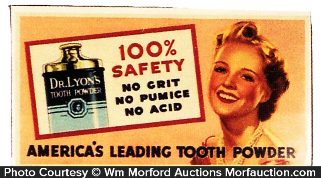 Dr. Lyon's Tooth Powder Tin • Antique Advertising