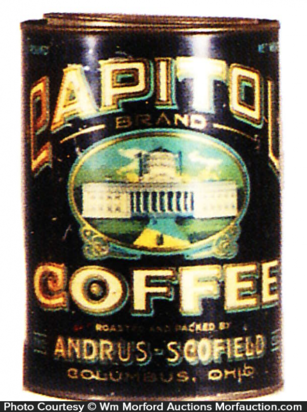 Capitol Coffee Can • Antique Advertising