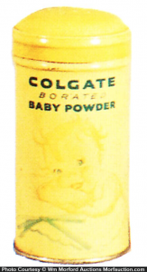 Colgate Baby Powder Tin • Antique Advertising