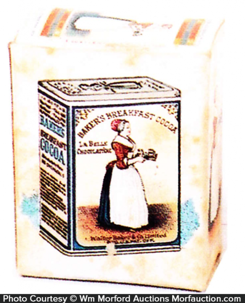 Baker's Cocoa Box • Antique Advertising