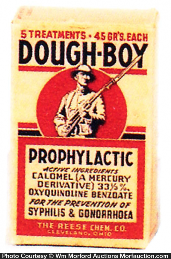 Dough-Boy Prophylactics Box • Antique Advertising