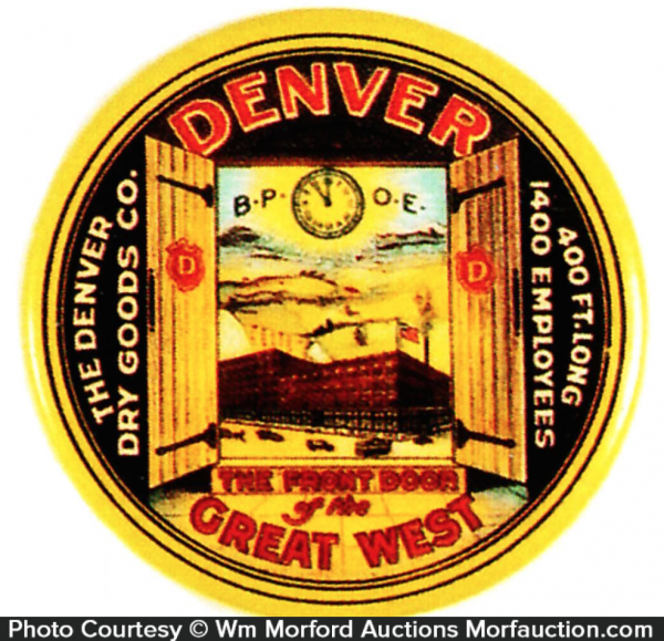 Denver Dry Goods Mirror • Antique Advertising