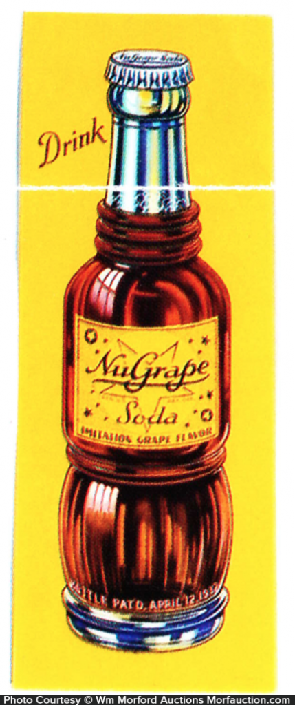 Nugrape Soda Sign • Antique Advertising