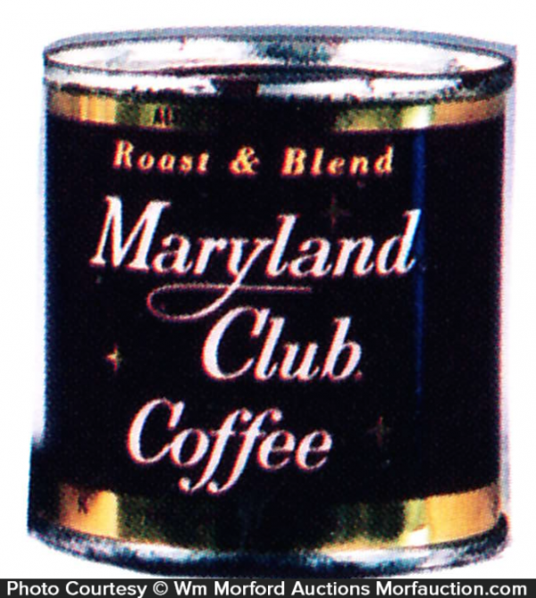 Maryland Club Coffee Coke Sample Can • Antique Advertising