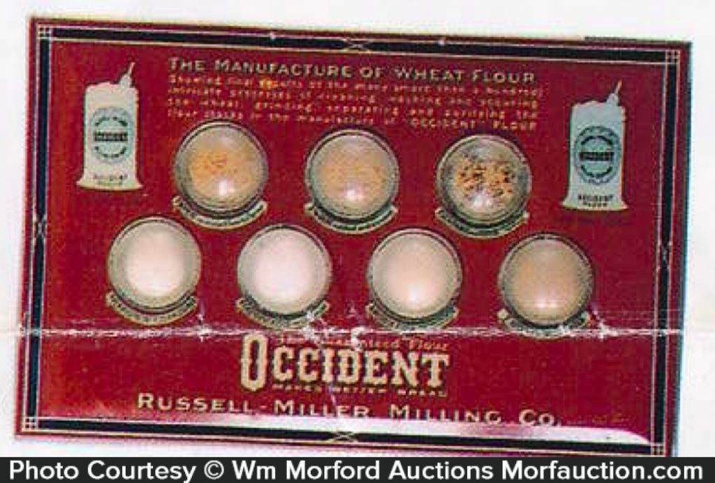 Occident Flour Sign • Antique Advertising
