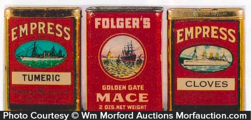 Antique Spice Tins Price Guide With Descriptions and Photos