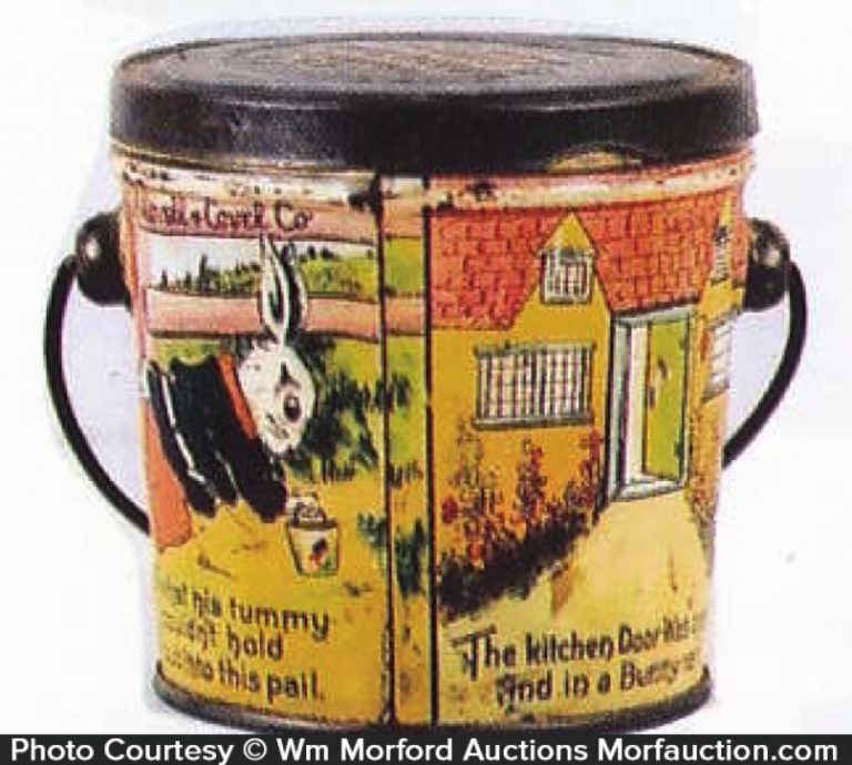 Peter Rabbit Candy Pail • Antique Advertising