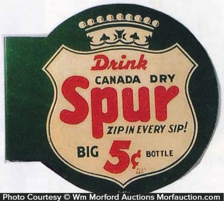 Spur Soda Sign • Antique Advertising