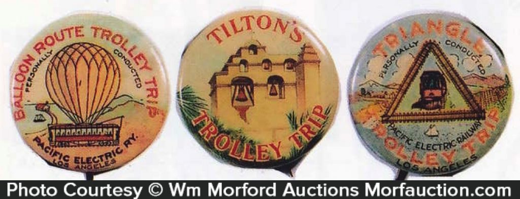 Trolley Trip Pins • Antique Advertising
