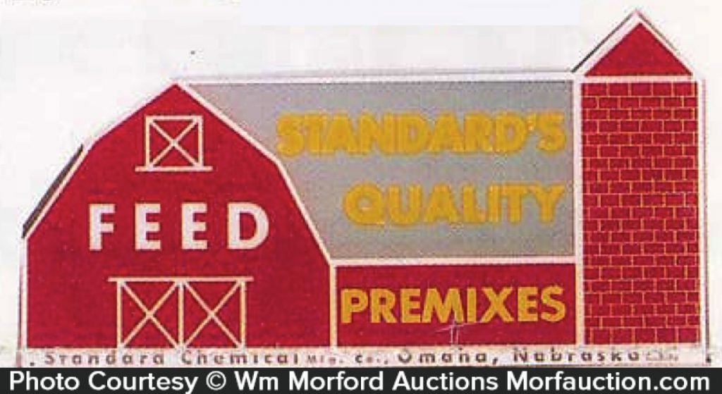 Standard Quality Feed Sign • Antique Advertising