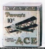 Poppers Ace Cigar Can • Antique Advertising