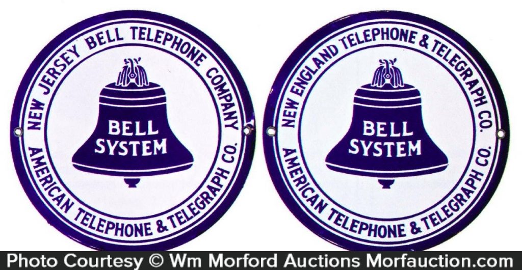Bell System Telephone Signs • Antique Advertising