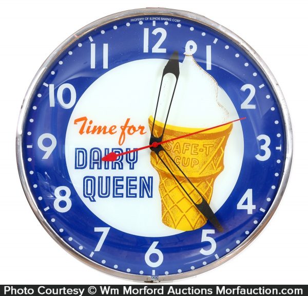 Dairy Queen Clock • Antique Advertising