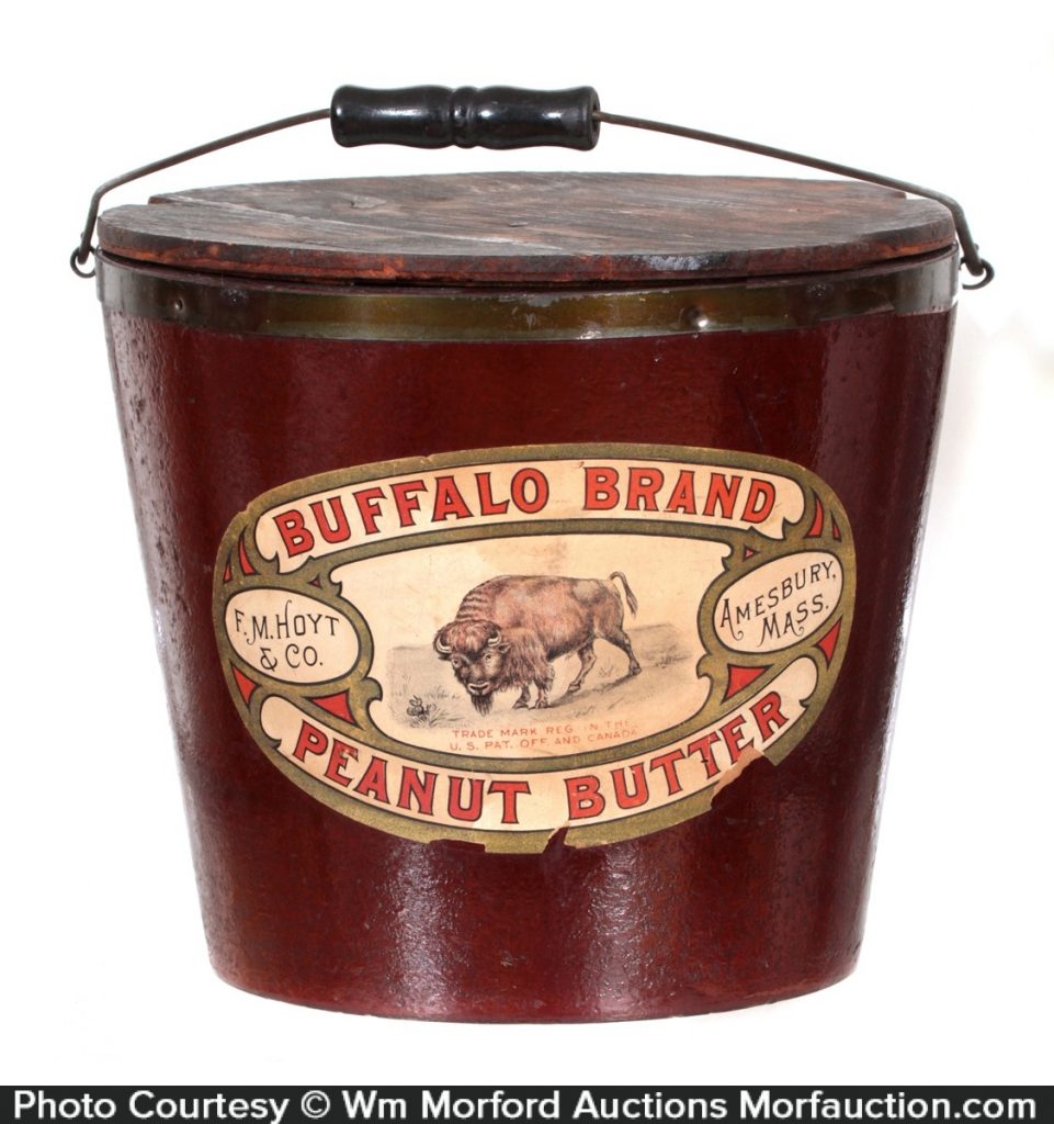 Buffalo Peanut Butter Pail • Antique Advertising