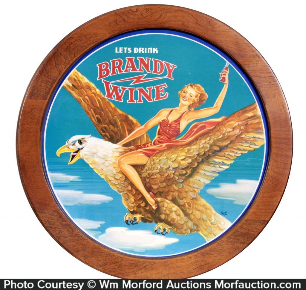 Brandy Wine Sign • Antique Advertising