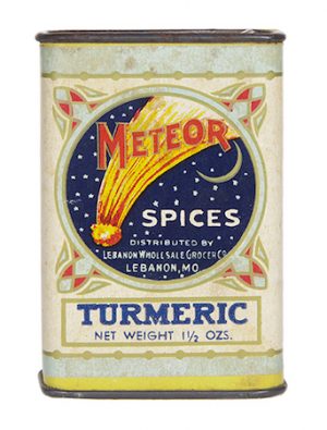 Meteor Spice Tin • Antique Advertising
