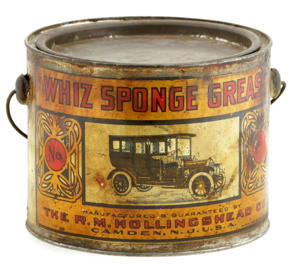 Whiz Sponge Grease Pail • Antique Advertising