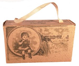 Early Victorian Candy Box • Antique Advertising