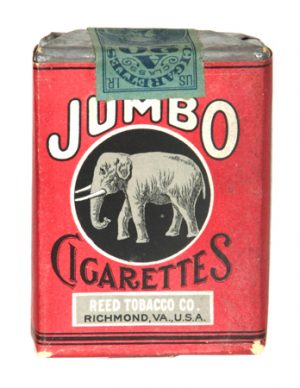 Jumbo Cigarettes Pack • Antique Advertising